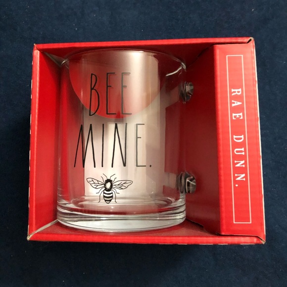 Rae Dunn | Dining | Rae Dunn Bee Mine 8oz Glass Mug | Poshmark